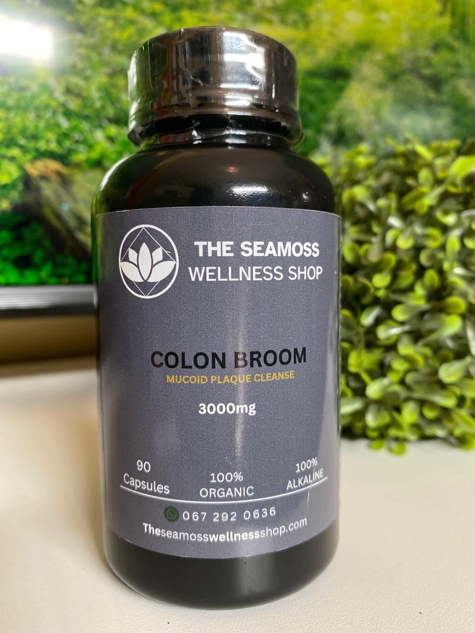 COLON BROOM 500mg 120 CAPSULES – The Seamoss Wellness Shop